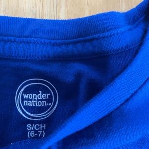wonder nation | Shirts & Tops | Wonder Nation Brand Blue Shirt With ...